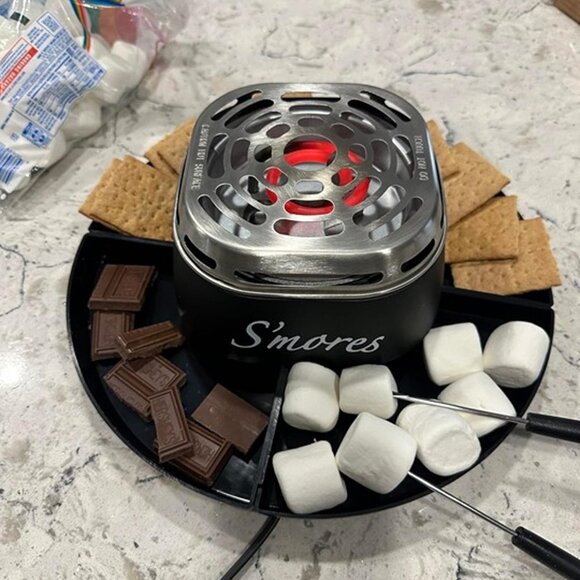 Kitchen | New Tabletop Indoor Electric Smores Maker Smores Kit Brown ...